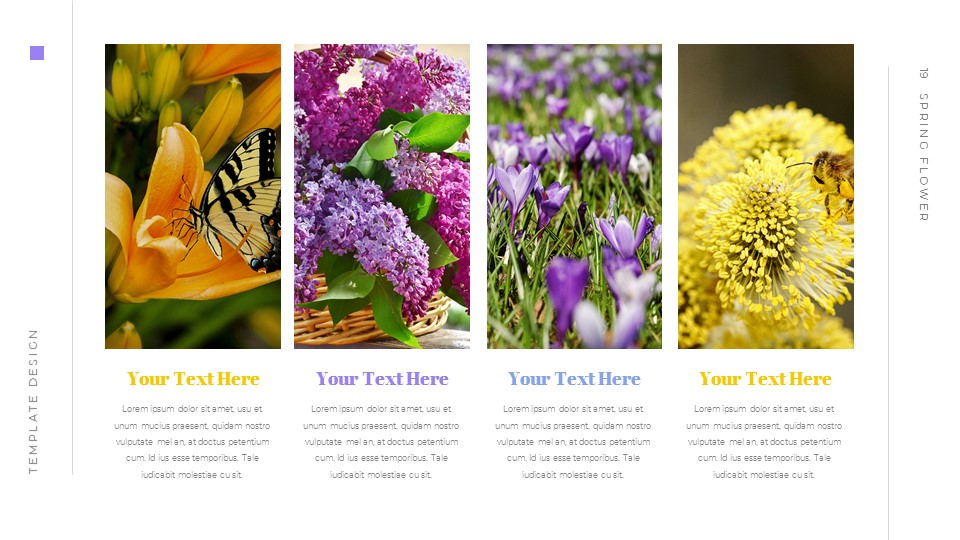 Spring Flower Easy Google Slides|Nature