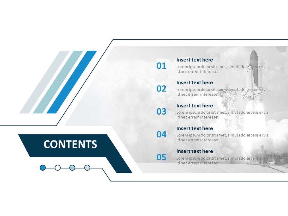 A Space Shuttle - Free Powerpoint Templates Design