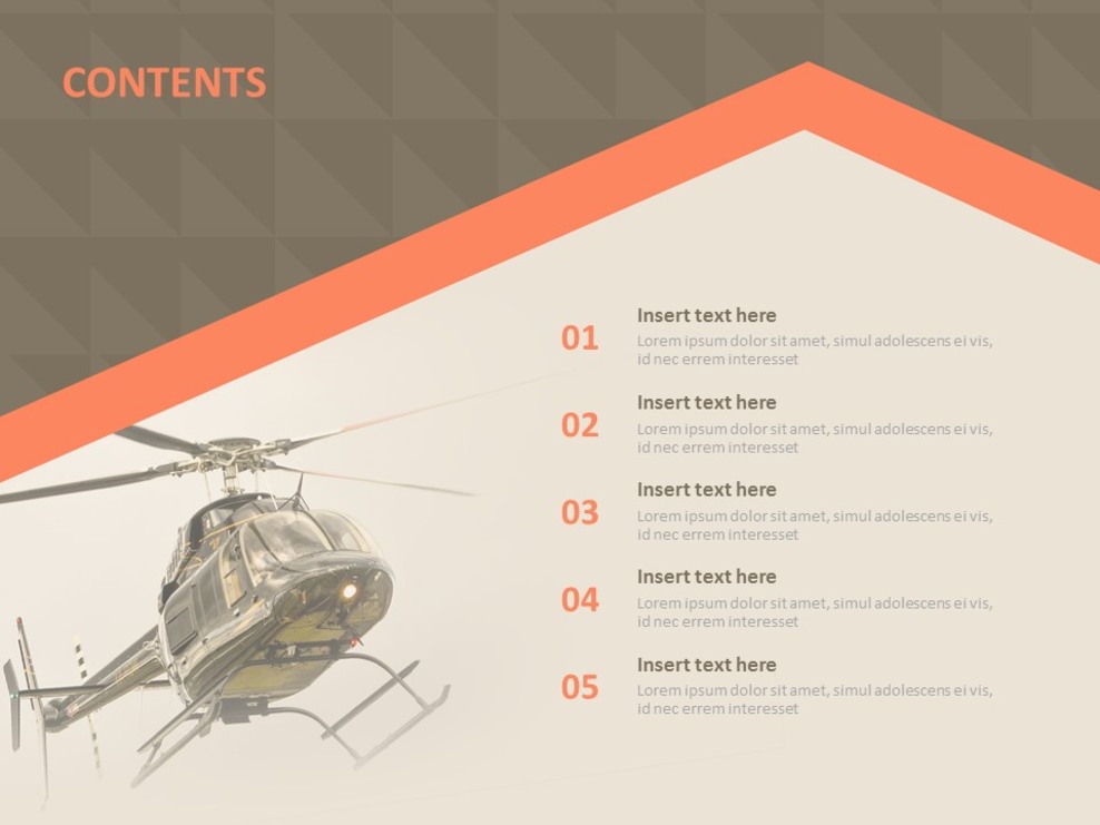 Helicopter - Free Presentation Templates