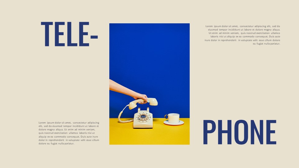 Retro Design Simple Google Slides Templates