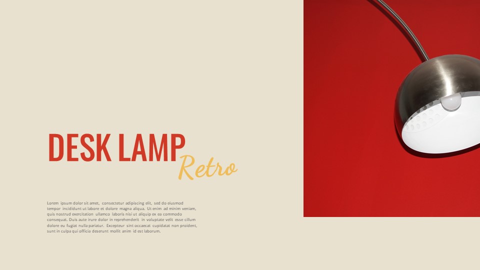 Retro Design Simple Google Slides Templates