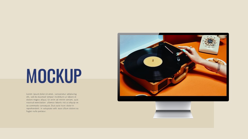 Retro Design Simple Google Slides Templates