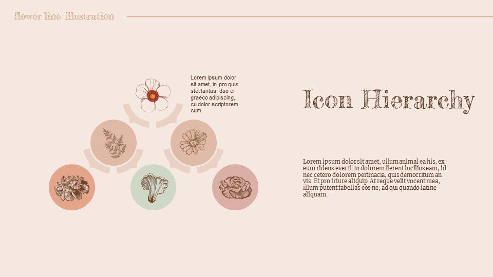 Flower Illustration Custom Google Slides