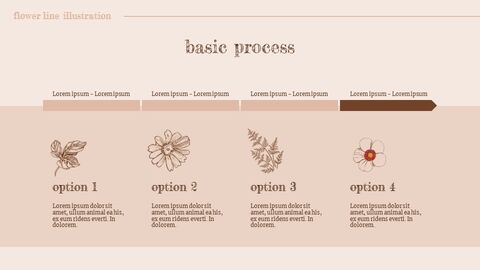 Flower Illustration Custom Google Slides