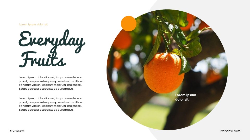 Fruits Farm Best Google Slides|Nature