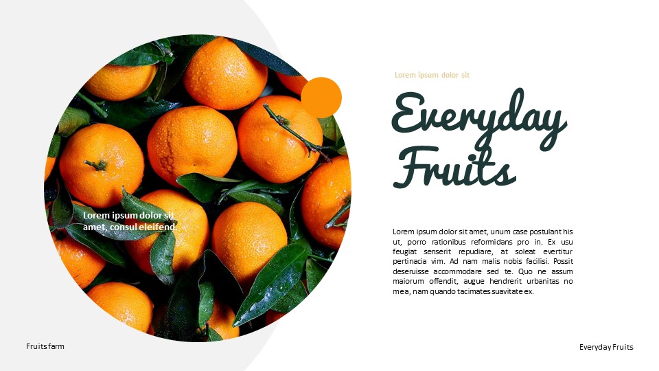 Fruits Farm Best Google Slides|Nature