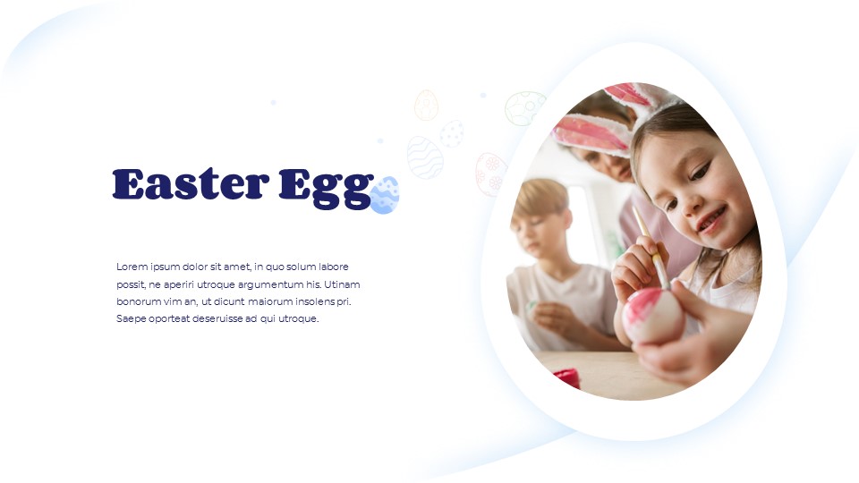 Hello Easter Simple Presentation Google Slides Template