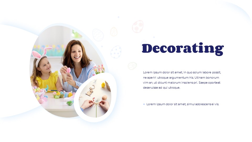 Hello Easter Simple Presentation Google Slides Template