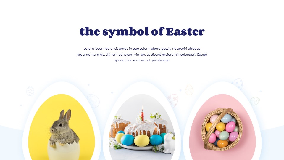 Hello Easter Simple Presentation Google Slides Template