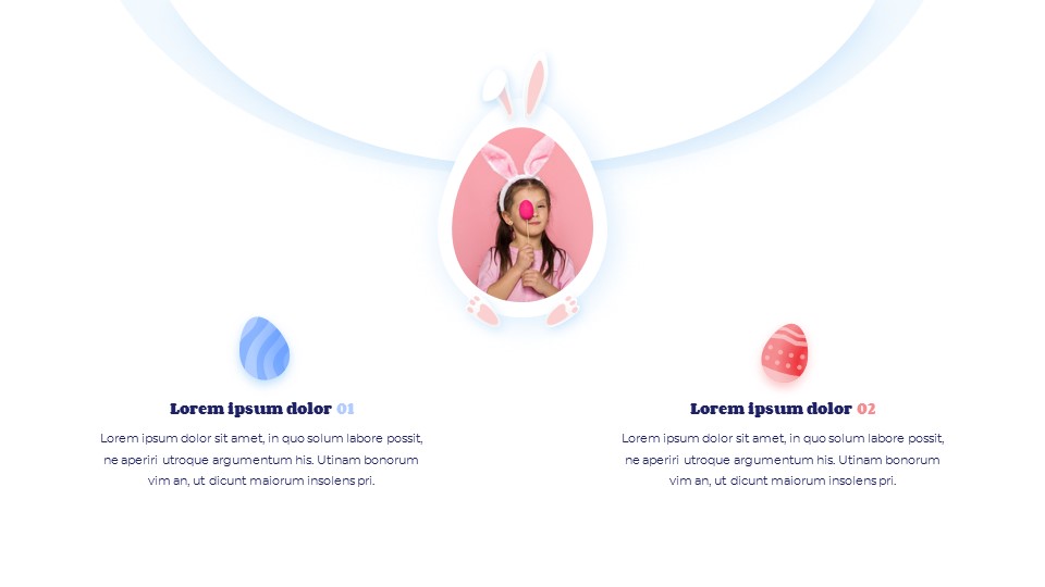 Hello Easter Simple Presentation Google Slides Template