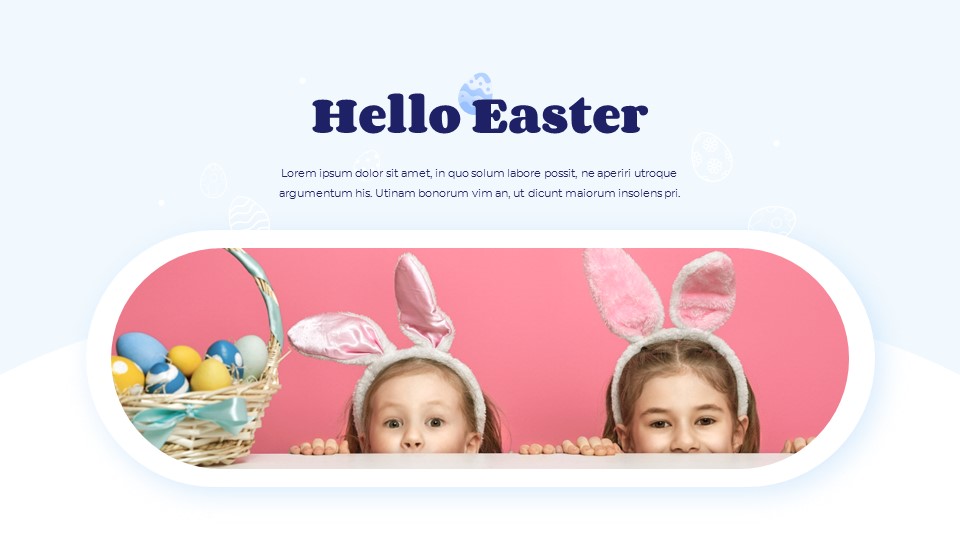 Hello Easter Simple Presentation Google Slides Template