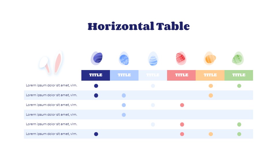 Hello Easter Simple Presentation Google Slides Template