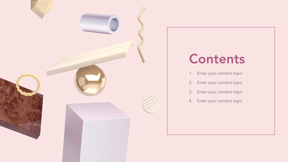 Display Object Keynote Templates