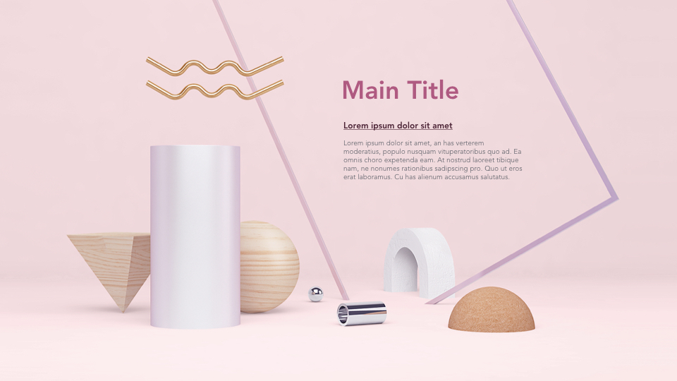 Display Object Keynote Templates