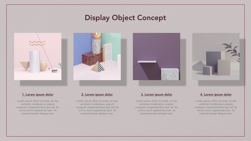 Display Object Keynote Templates