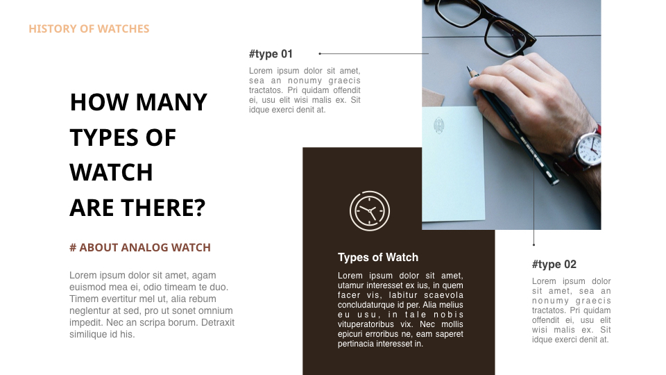 Past to present : About watch Ultimate Keynote Template