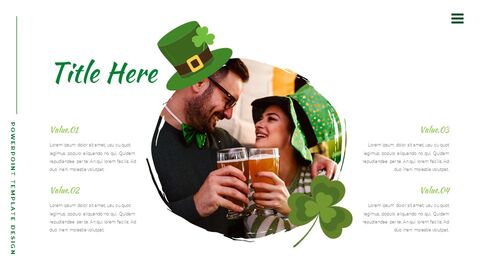 St. Patrick's Day Easy Google Slides Template