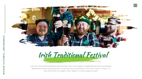 St. Patrick's Day Easy Google Slides Template