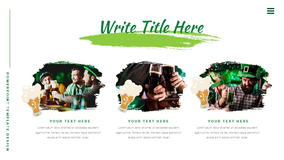 St. Patrick's Day Easy Google Slides Template