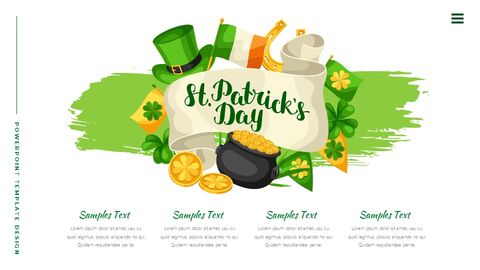 St. Patrick's Day Easy Google Slides Template
