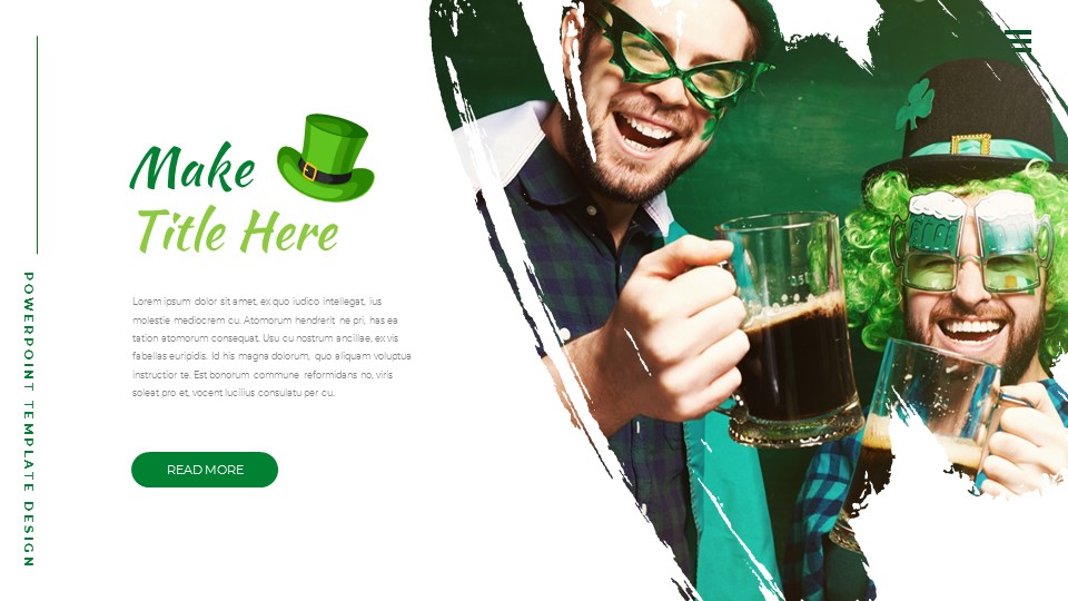 St. Patricks Day Easy Google Slides Template