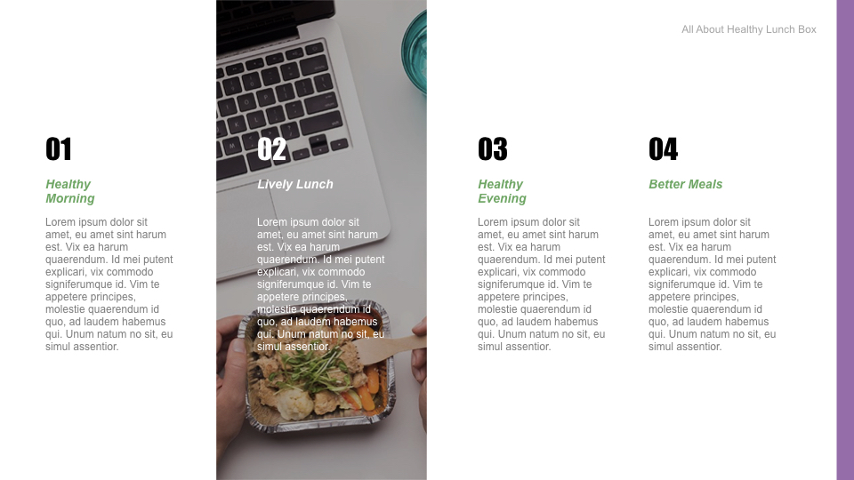 Easy tips for lunch box planning Keynote PowerPoint|Business