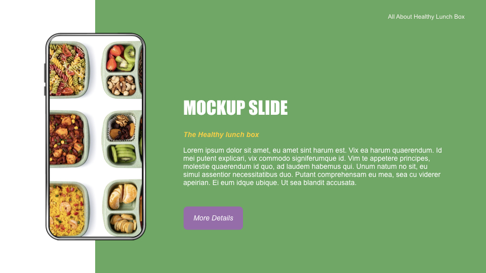Easy tips for lunch box planning Keynote PowerPoint|Business