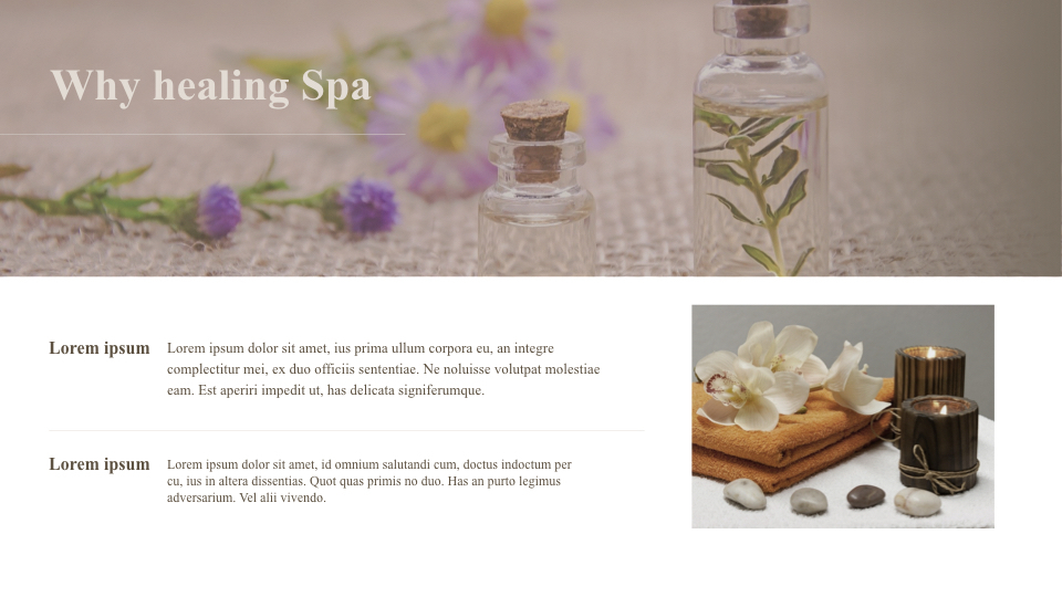 Healing Spa PPTX Keynote