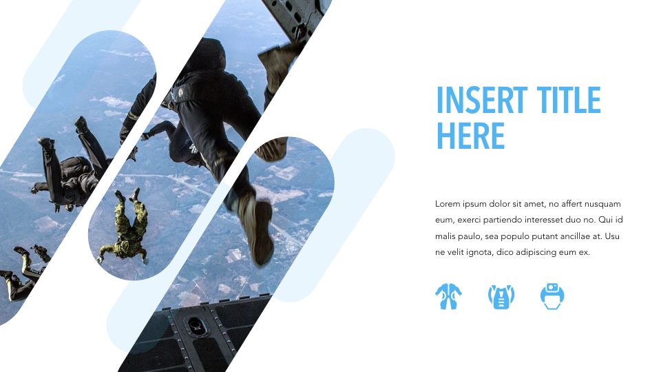 Skydiving Keynote Presentation Template