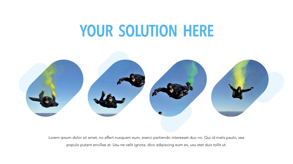 Skydiving Keynote Presentation Template