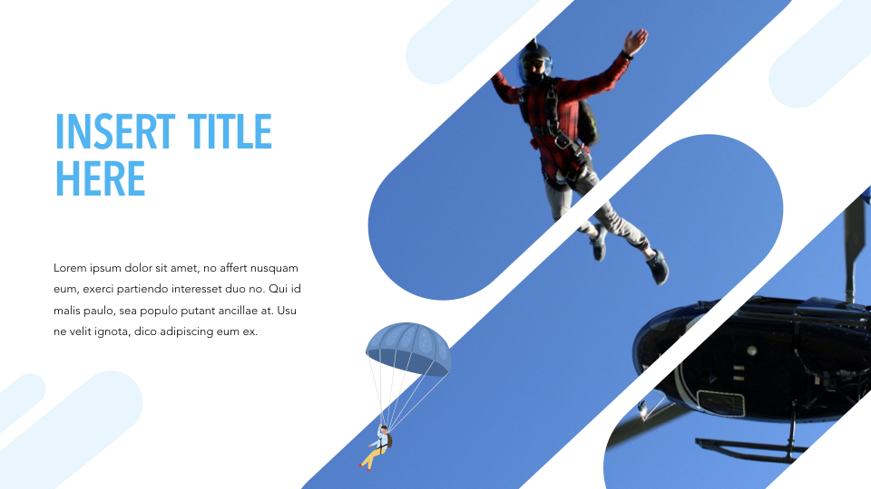 Skydiving Keynote Presentation Template