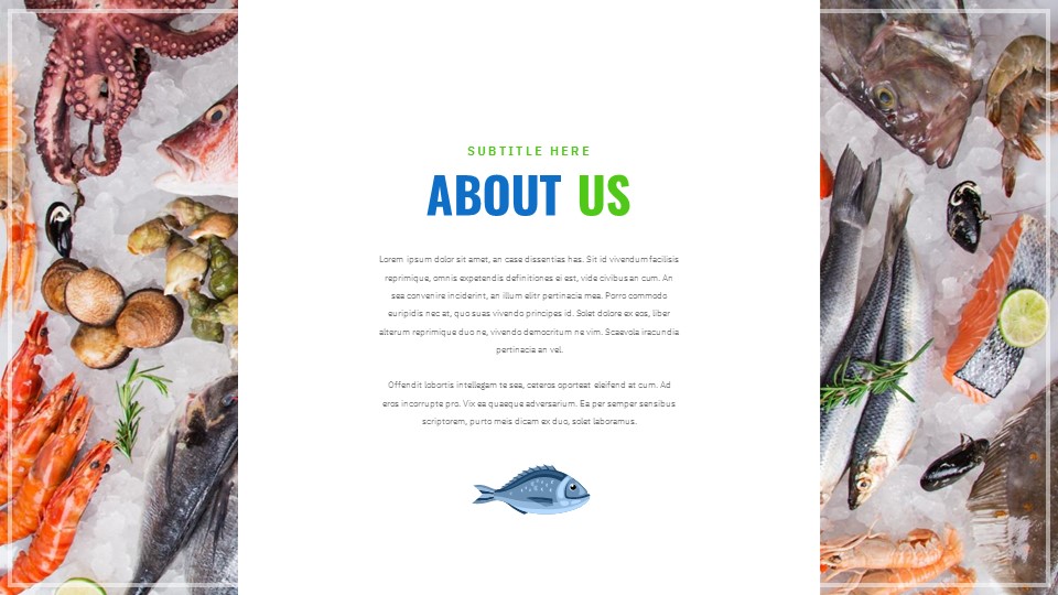 Marine Products Creative Google Slides|Food