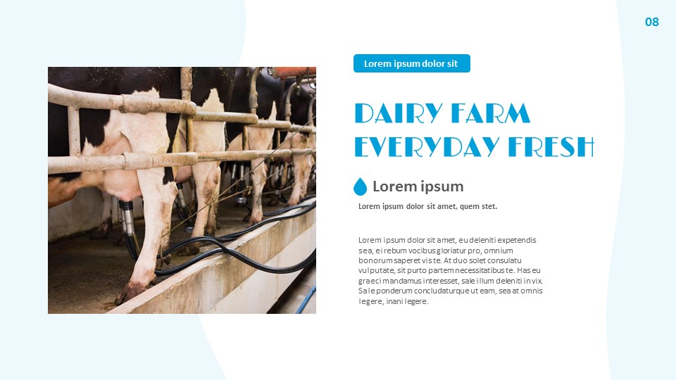 Dairy Farming Google Slides Presentation Templates