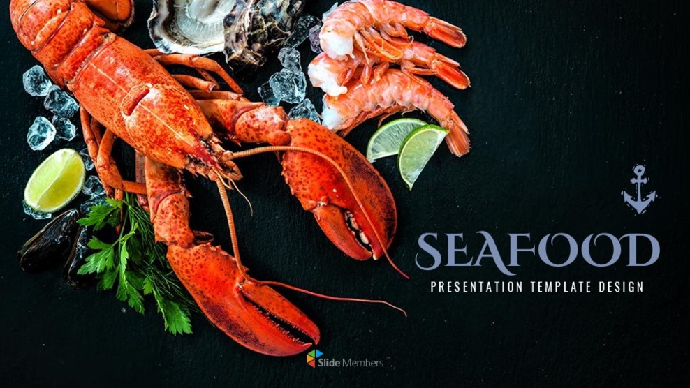 Seafood Simple Google Slides