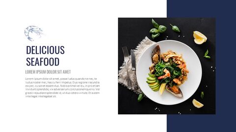 Seafood Simple Google Slides