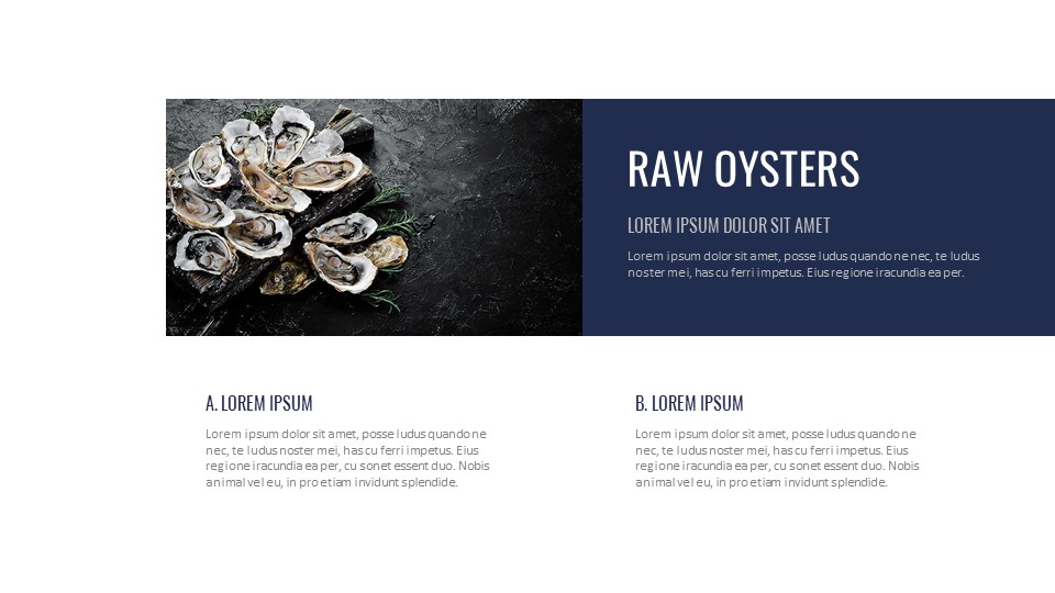 Seafood Simple Google Slides