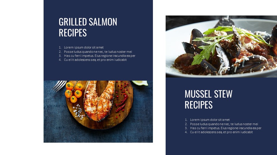 Seafood Simple Google Slides