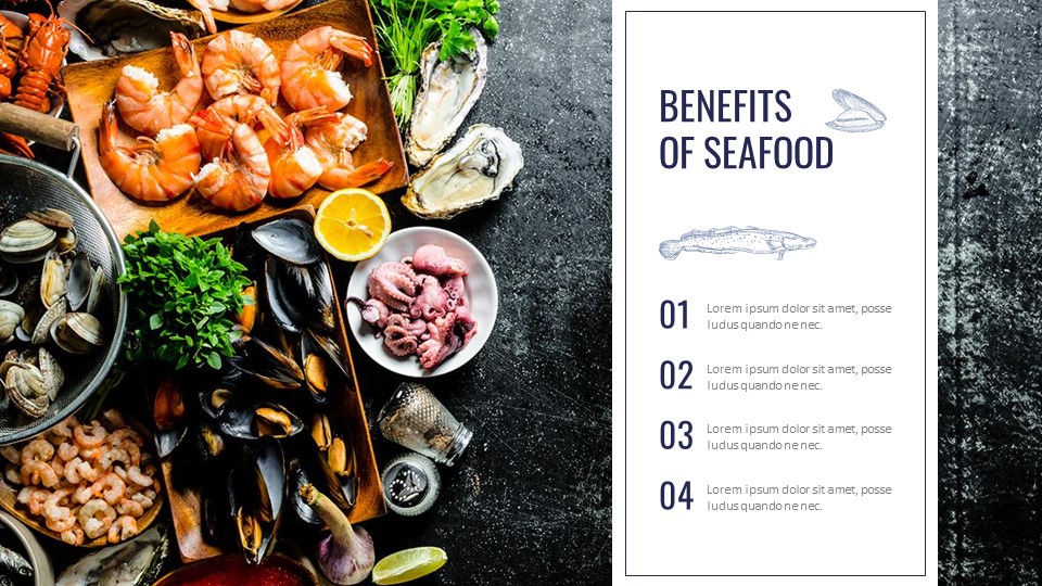 Seafood Simple Google Slides