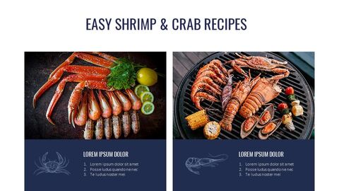 Seafood Simple Google Slides