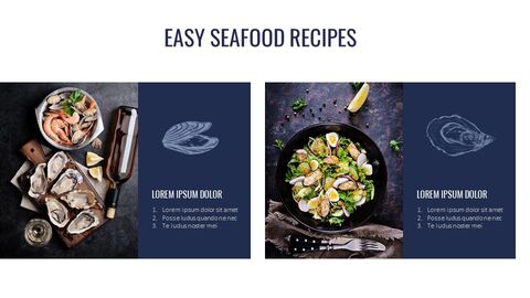 Seafood Simple Google Slides