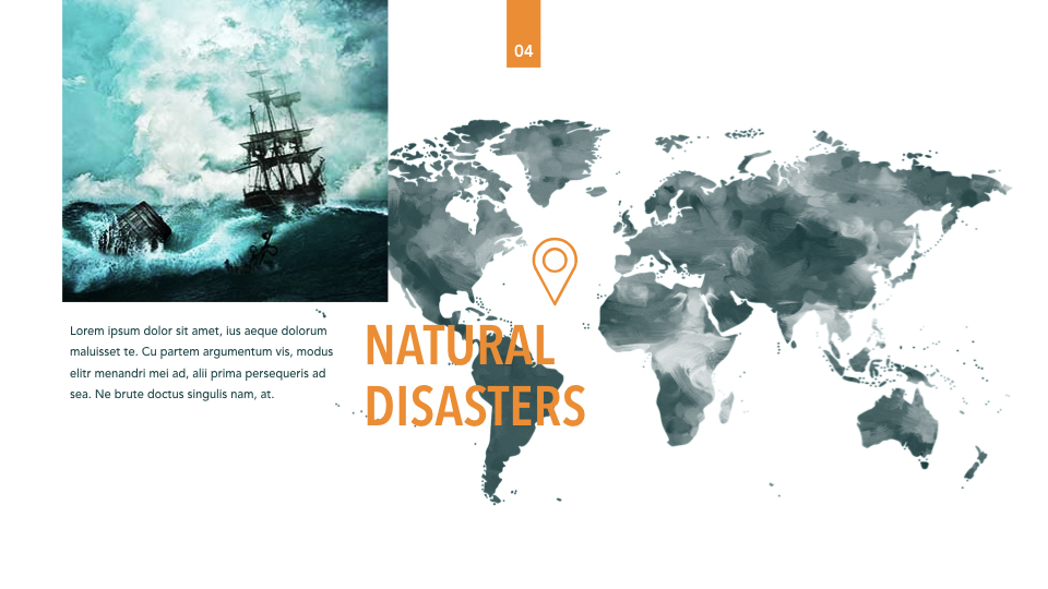 Natural Disasters Theme Keynote Design