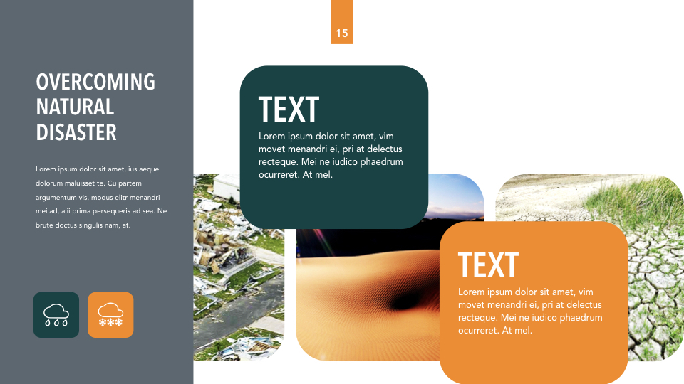 Natural Disasters Theme Keynote Design