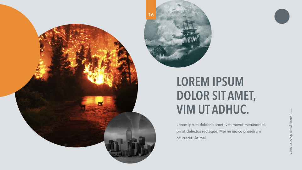 Natural Disasters Theme Keynote Design