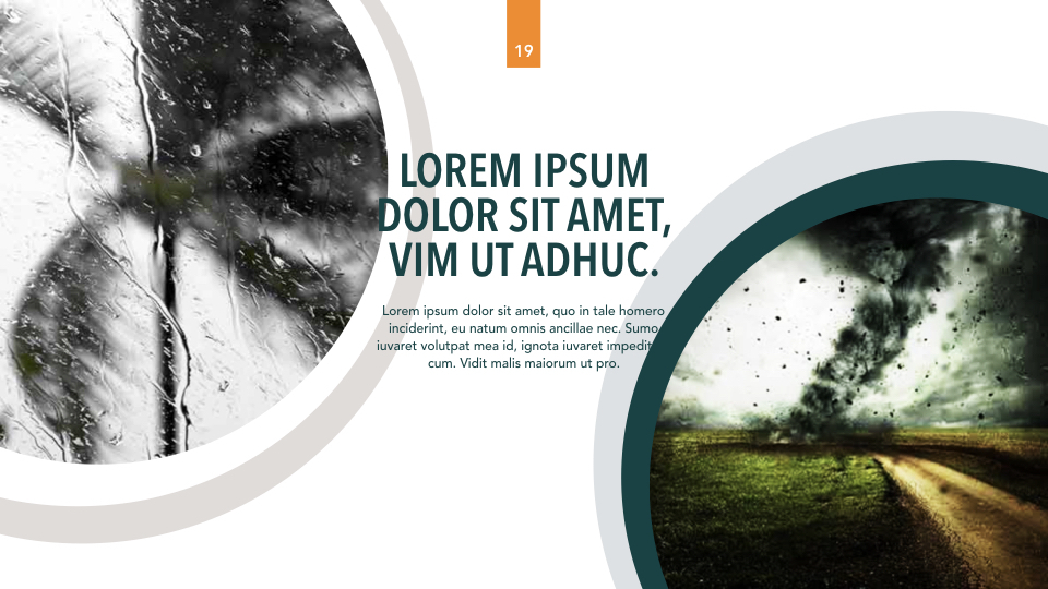 Natural Disasters Theme Keynote Design