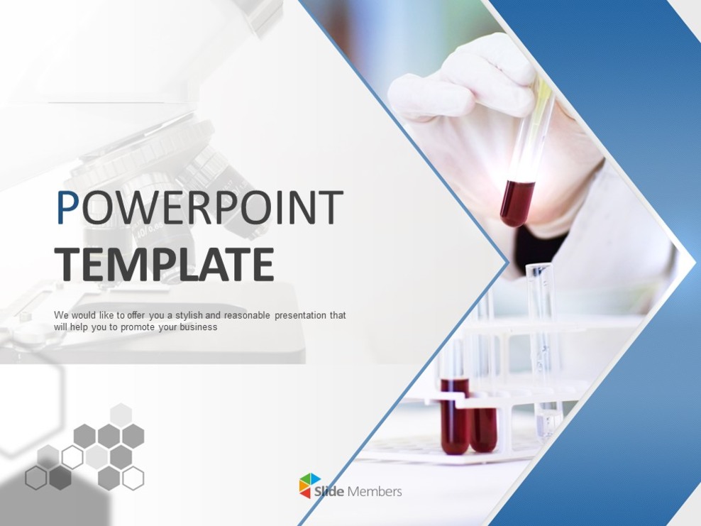 A Reagent and a Microscope - Free Powerpoint Template