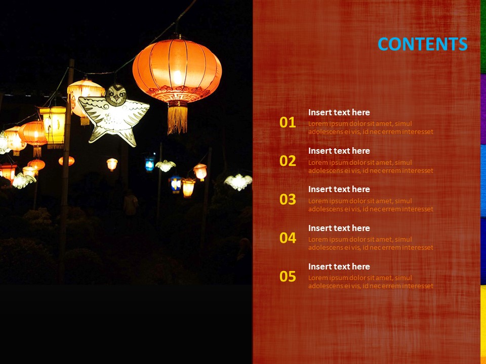 Light Festival - Free Powerpoint Templates Design