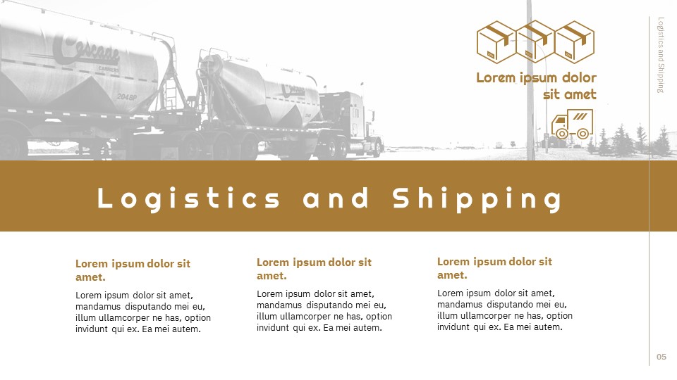 Logistics and Shipping Google Docs PowerPoint