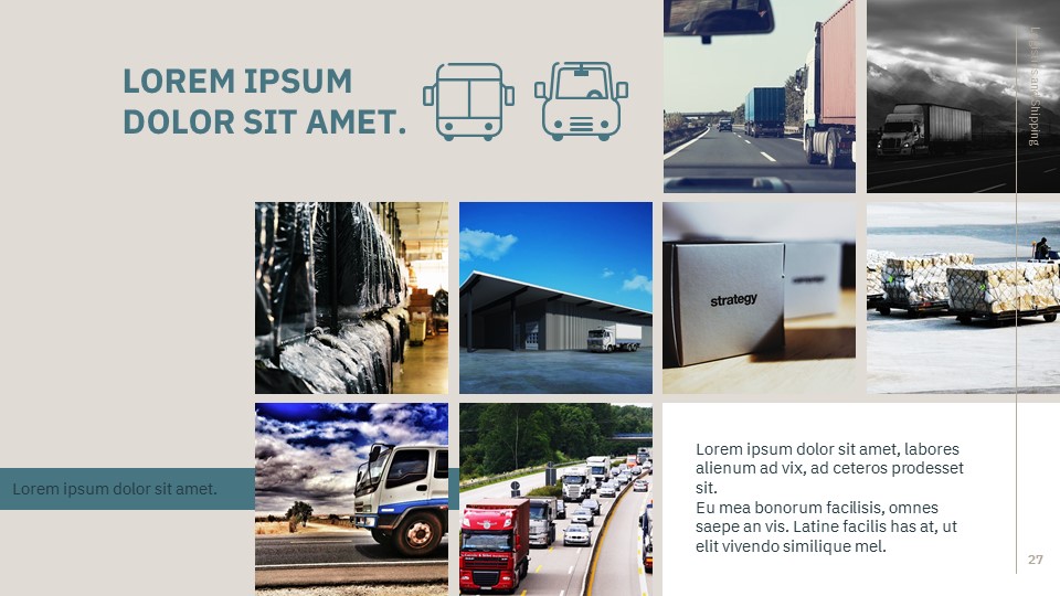 Logistics and Shipping Google Docs PowerPoint