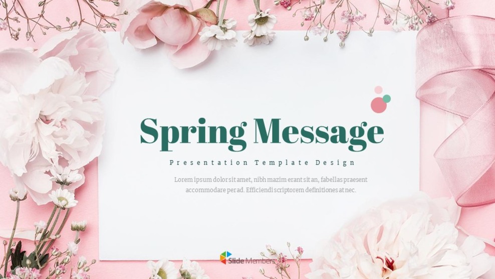 Spring Message Google Slides Presentation