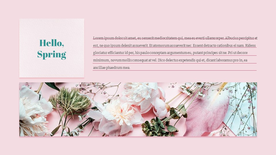 Spring Message Google Slides Presentation
